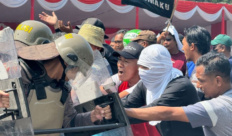 SIMULASI: Pengamanan Pilkada 2024 di Sidoarjo Persis Demo Sungguhan